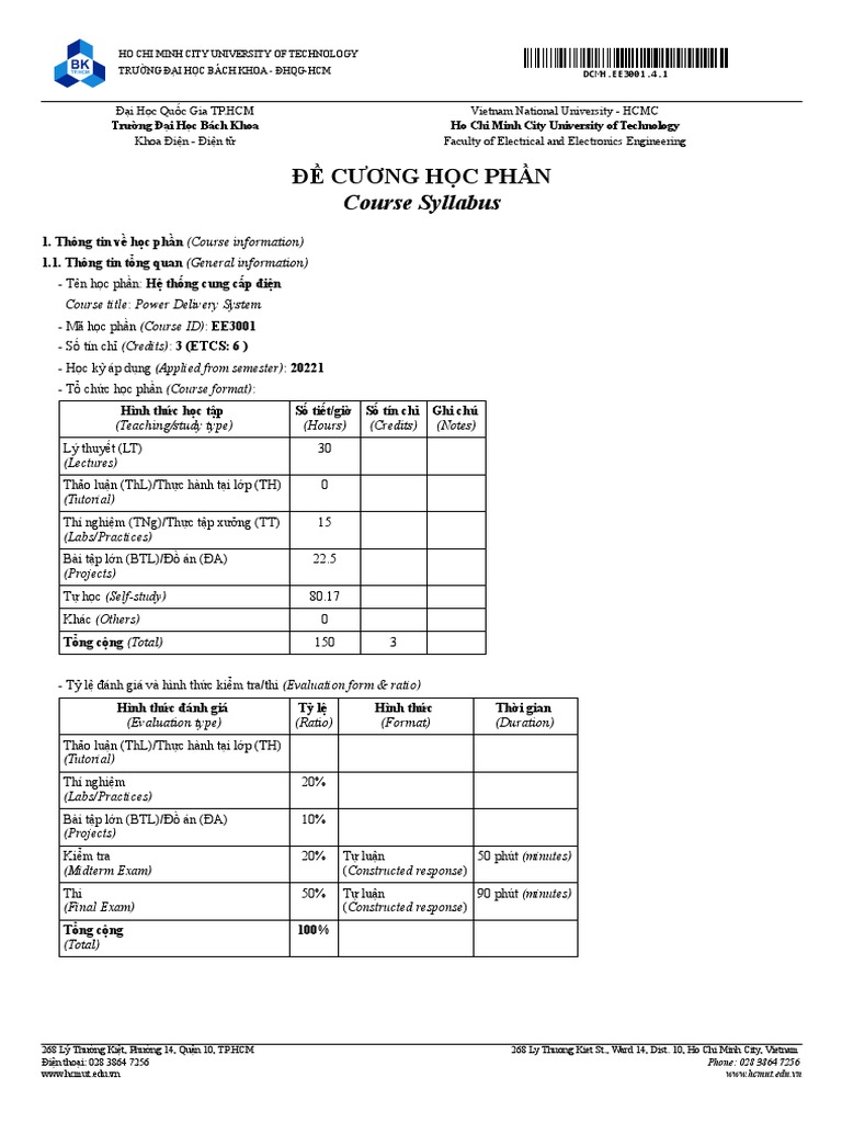DCMH - EE3001 - Power Delivery System | PDF