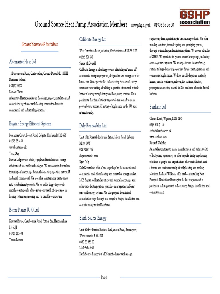 Silo - Tips - Ground Source Heat Pump Association Members | PDF ...