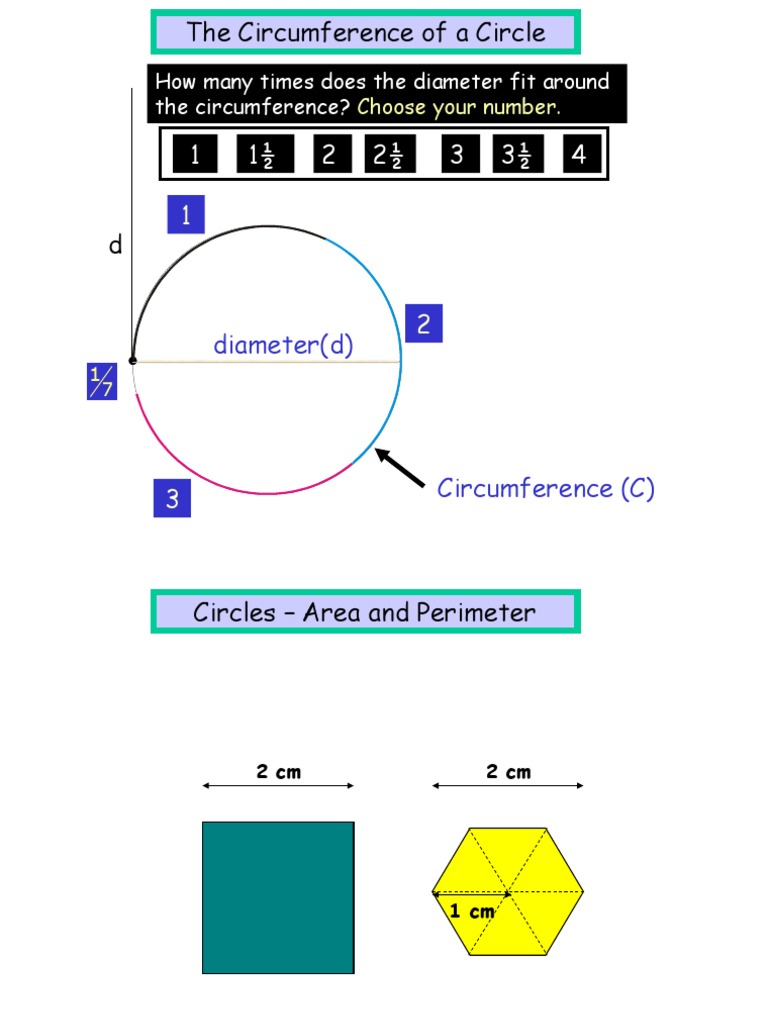 Circle - Circumference and Area | PDF | Area | Circle