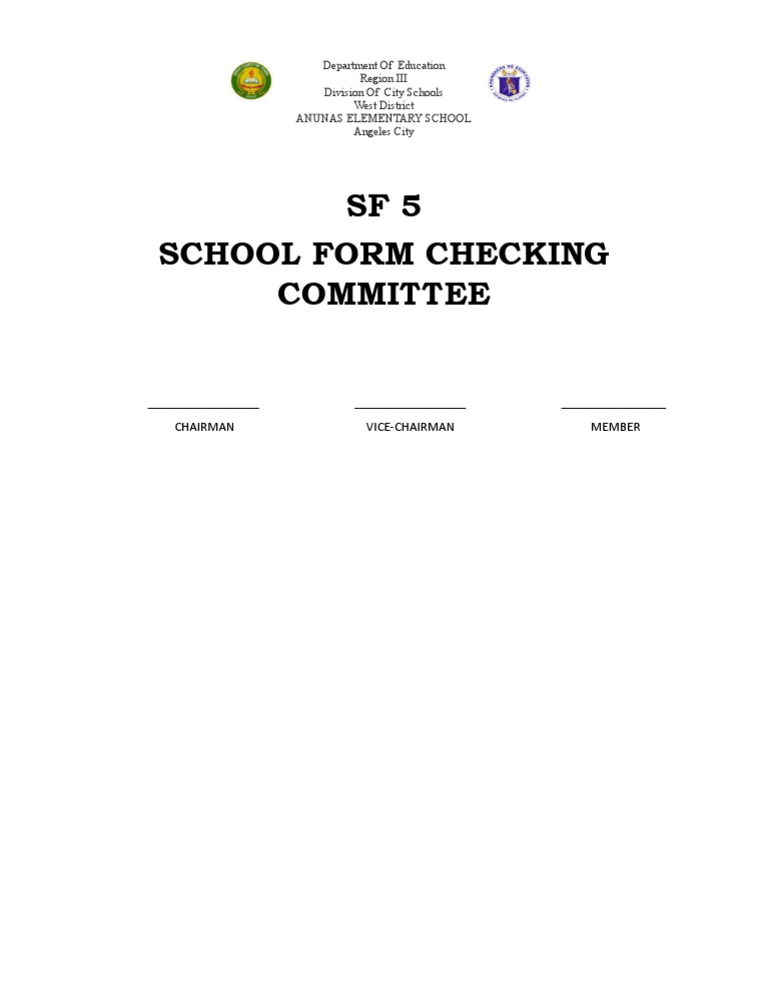 Cover School Forms | PDF