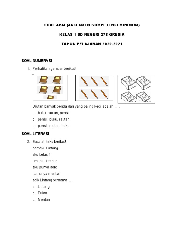 Soal Akm | PDF