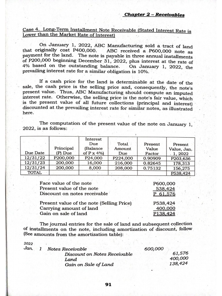 Chap2 Receivables-3 | PDF