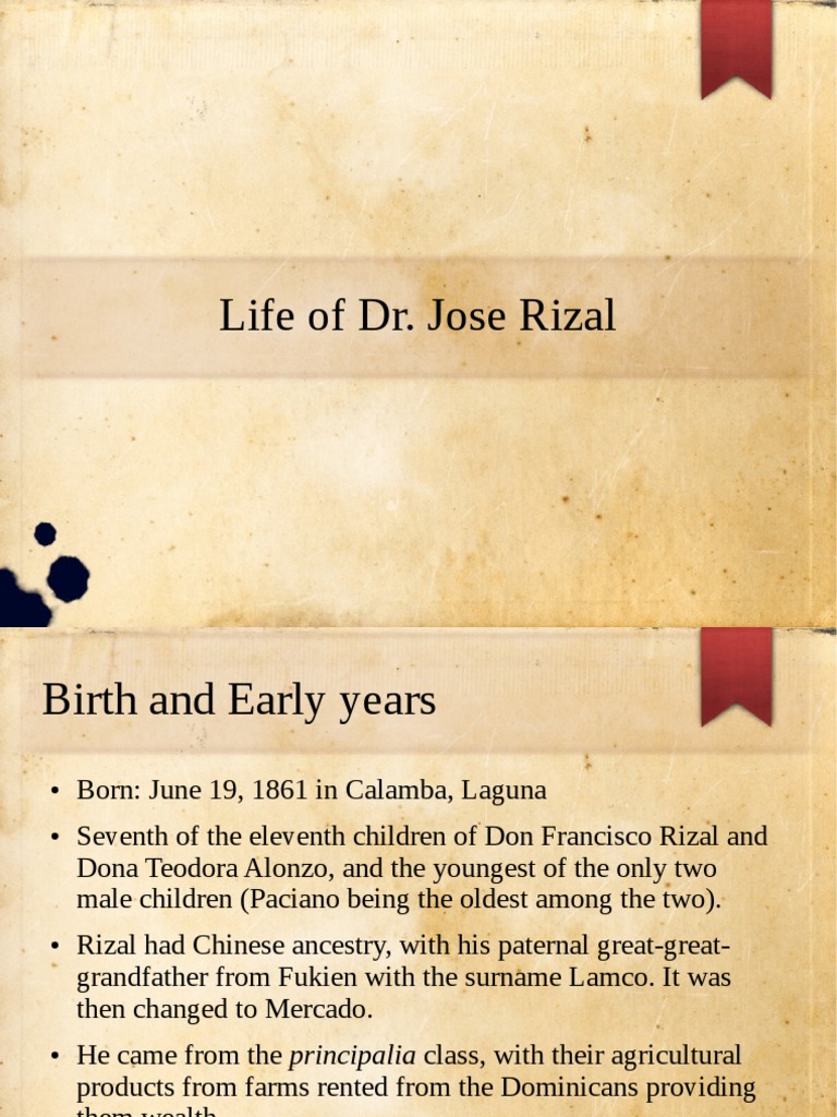Rizal's Family Notes | PDF | Philippines