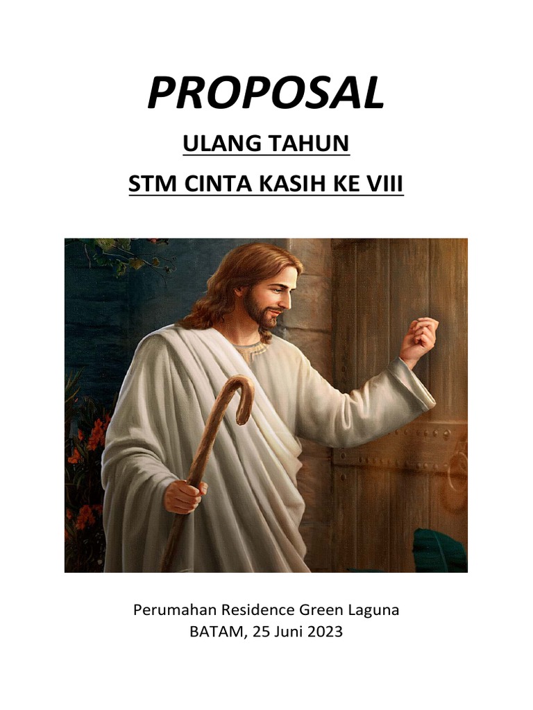 Proposal Ulang Tahun STM Cinta Kasih VIII | PDF