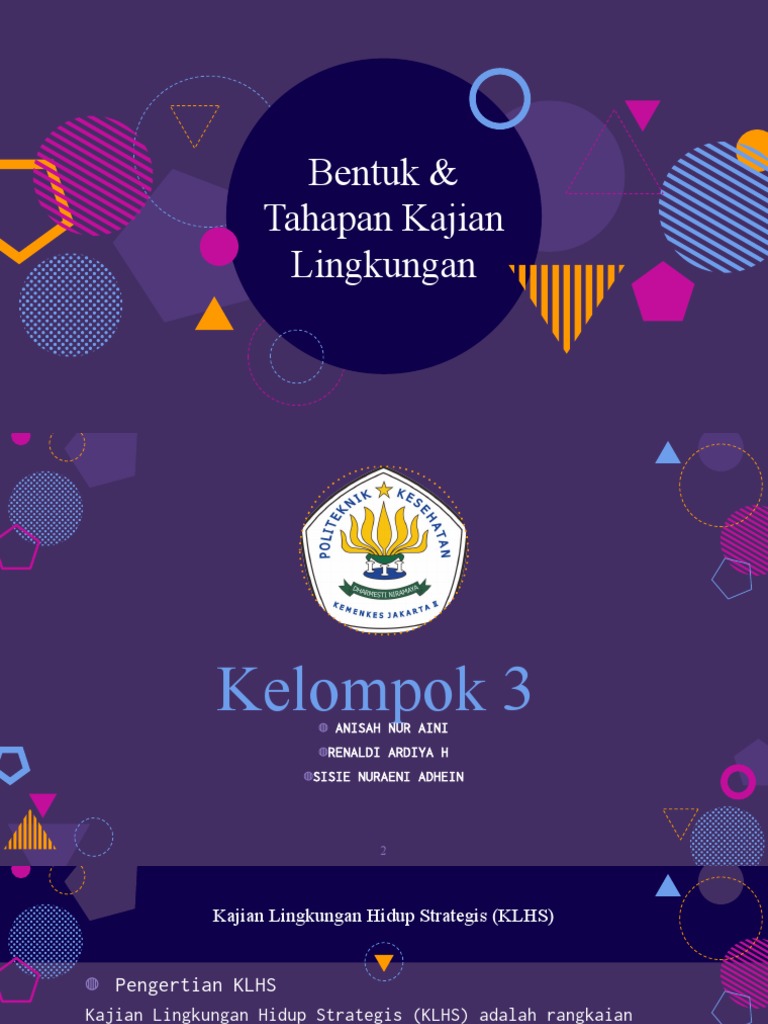 Kel 3-4 STR A-Bentuk &tahapan Kajian Lingkungan | PDF