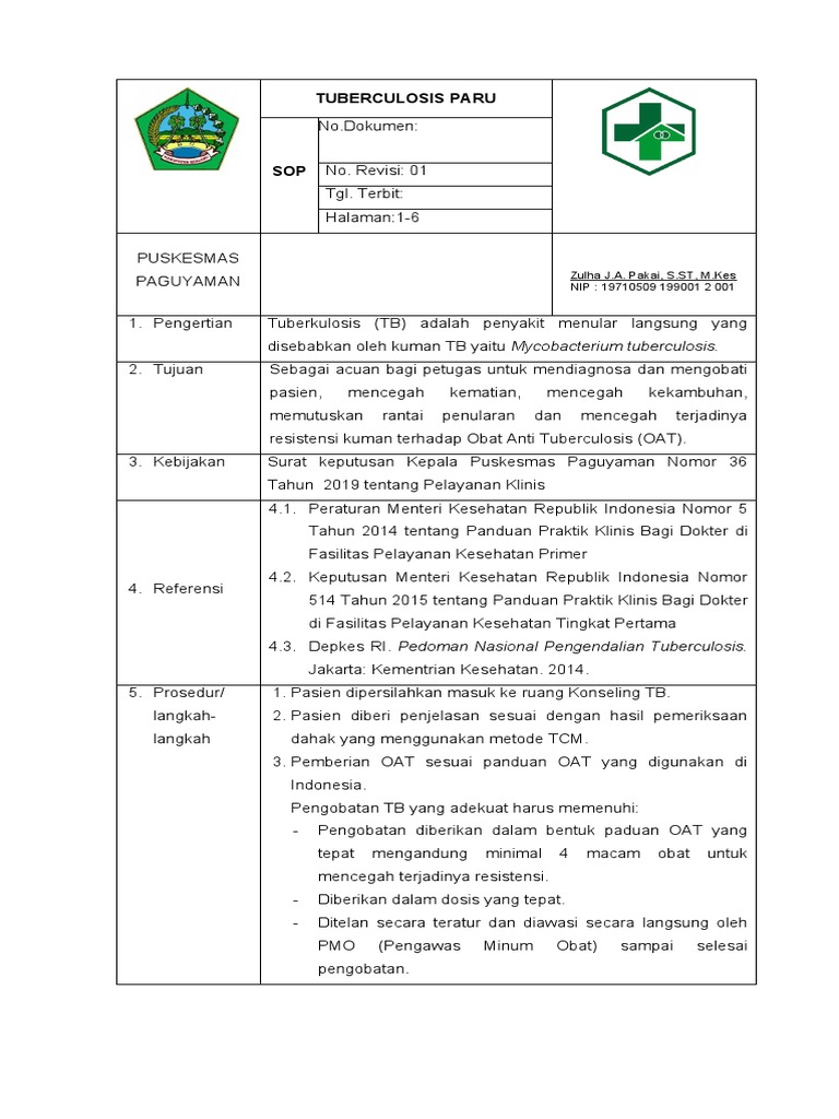 Tuberculosis Paru | PDF | Kesehatan Holistik