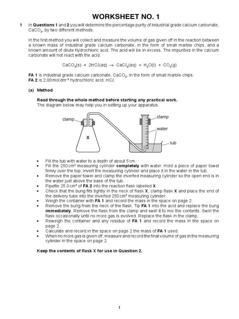 Worksheet-1 - Physics 11 | PDF | Materials | Chemistry