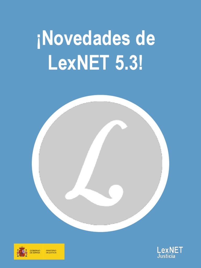 Manual - Novedades LexNET | PDF | Archivo de computadora | Ciencias de ...