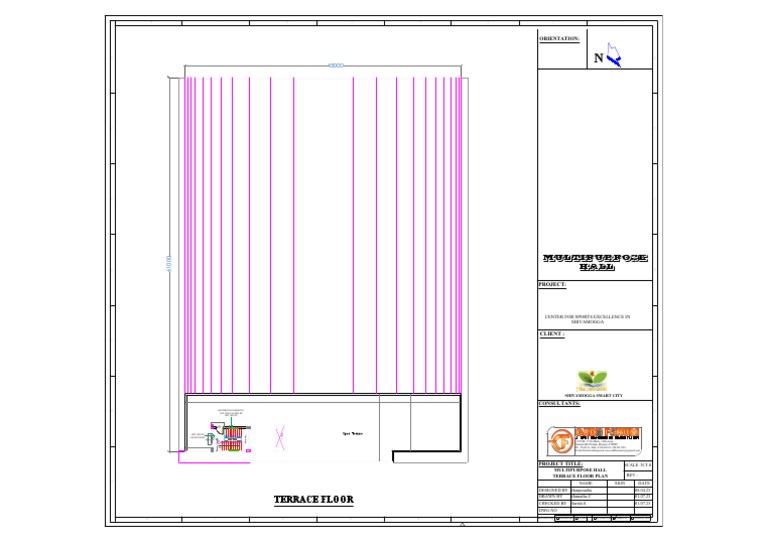 Multi Purpose Hall Terrace Layout | PDF