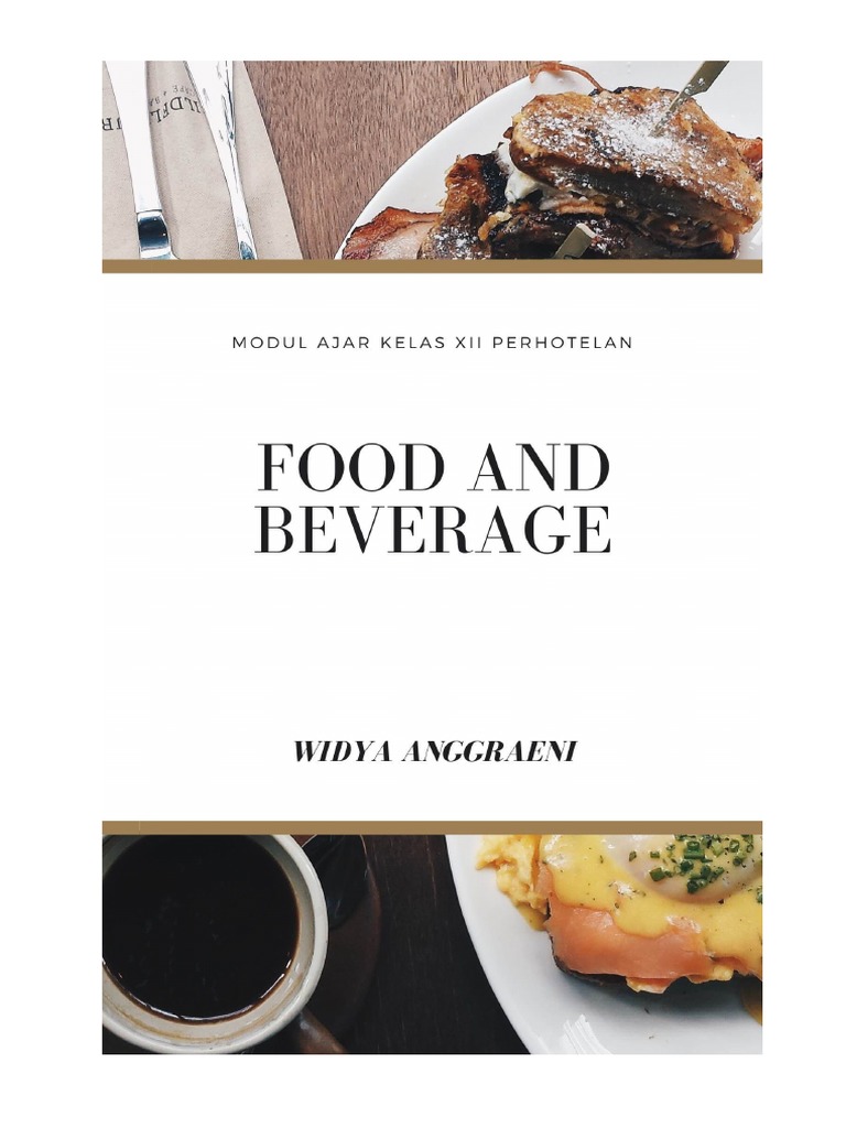 MODUL FOOD AND BEVERAGE KLS XII PERHOTELAN Rev | PDF