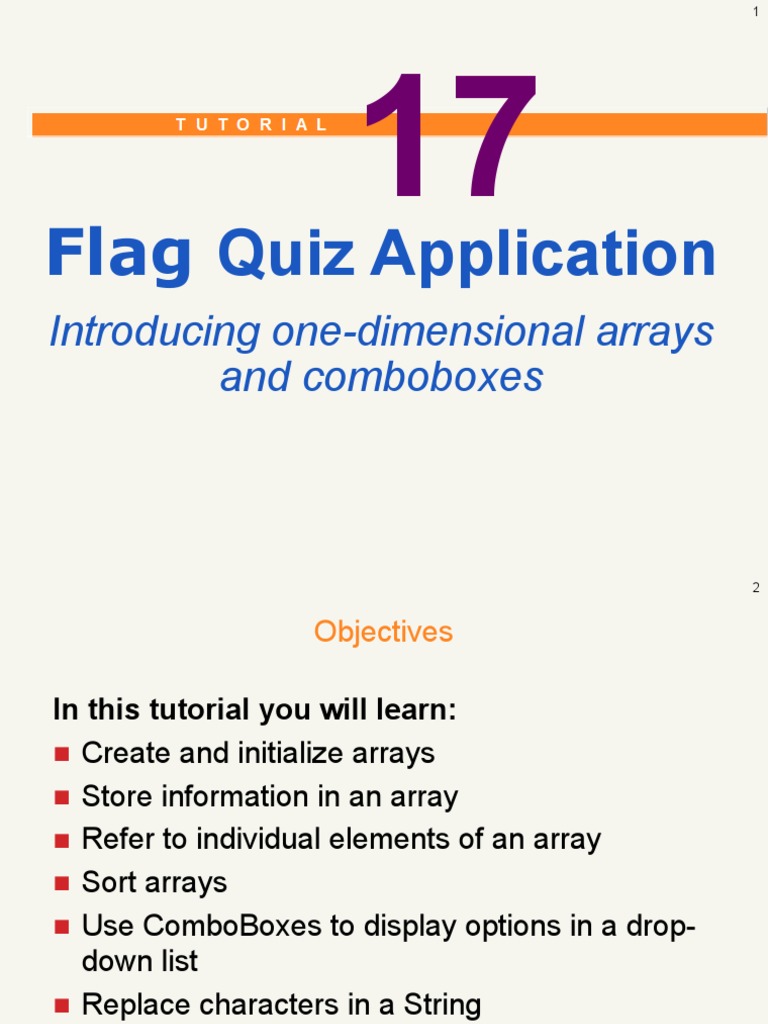Lect13 Introducing One-Dimensional Arrays | PDF | Variable (Computer Science) | String (Computer ...