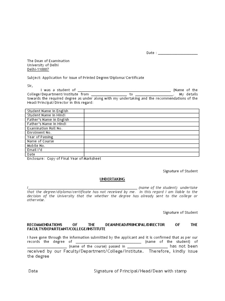 Degree Request Form Update | PDF