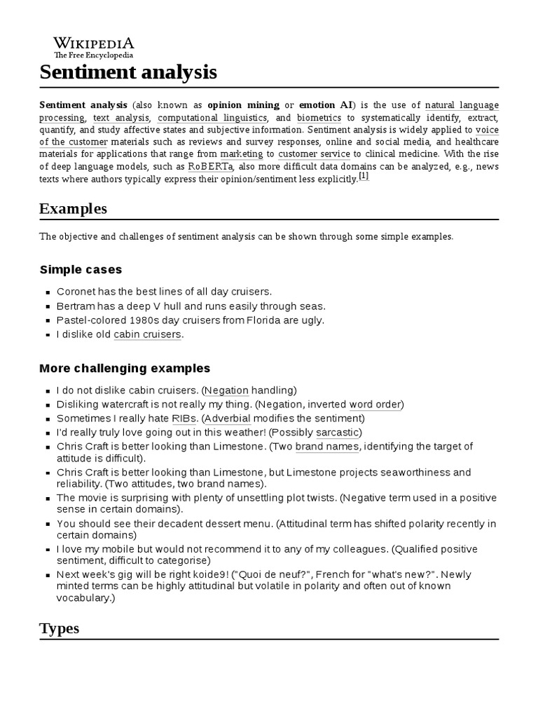 Sentiment Analysis | Download Free PDF | Human Communication ...
