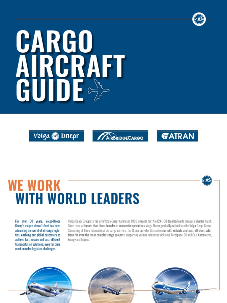 CargoAircraftGuideENG 2020 LR | PDF | Aircraft | Cargo