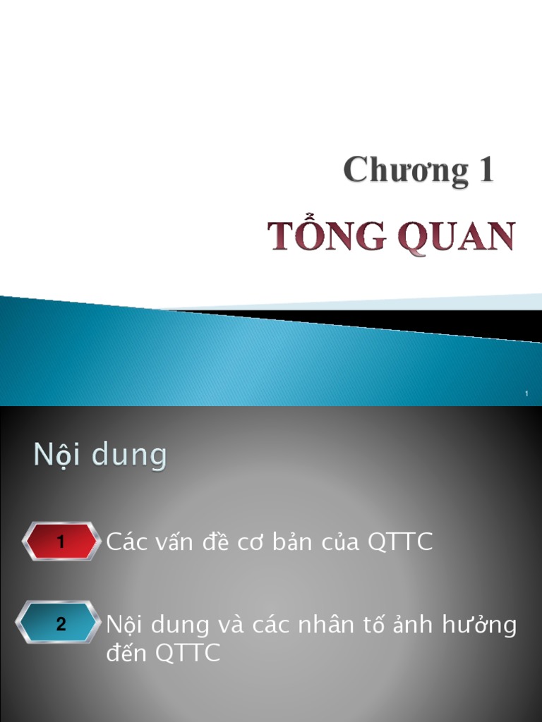Bài giảng QTTC - Chương 1 - Tổng quan về QTTC | PDF