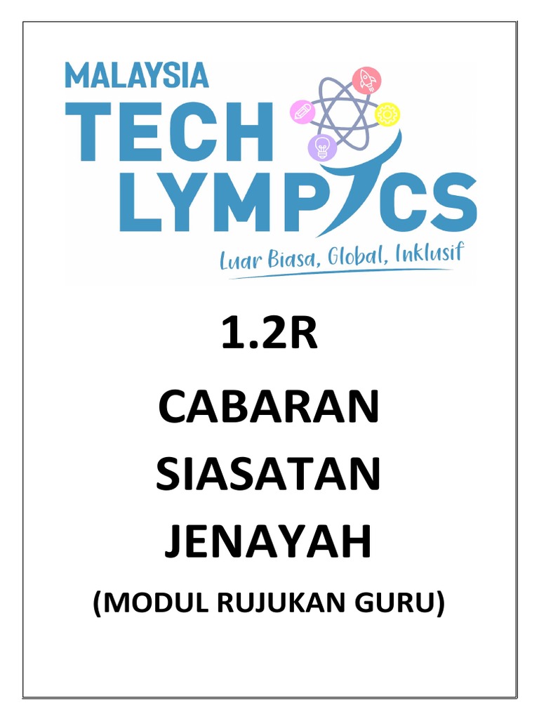 1.2R Cabaran Siasatan Jenayah (Modul Rujukan Guru) | PDF