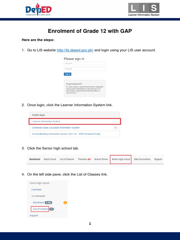 Grade 12 Enrolment Process with GAP | PDF | Career & Growth