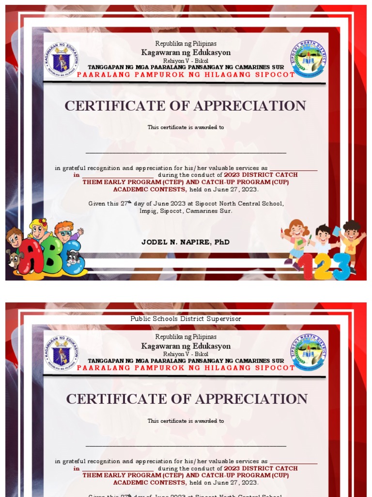 Cert Appreciation Facilitators | PDF | Career & Growth