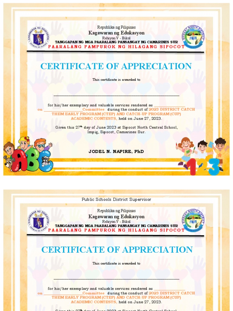 Cert Appreciation Committee | PDF