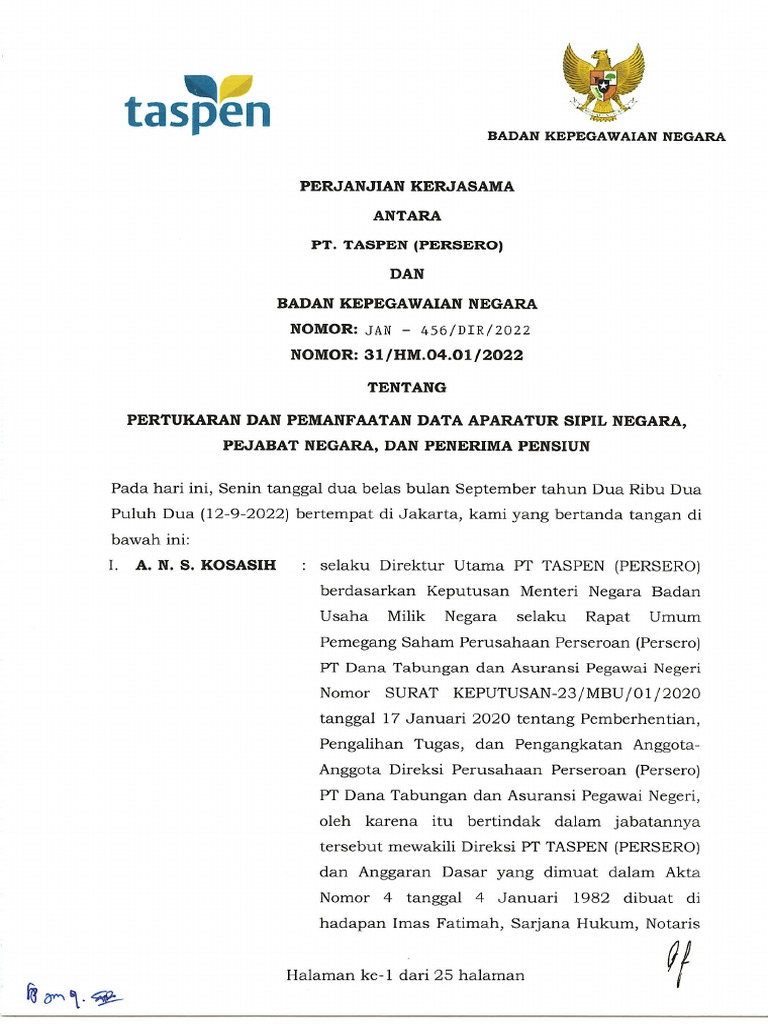 Pks Taspen 2022 | PDF