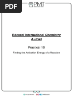 A Level Chemistry Core Practical 14 Activation Energy | PDF | Activation Energy | Acid