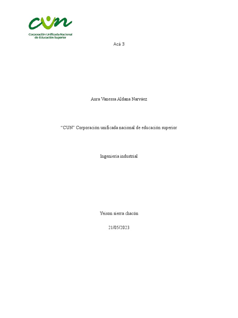 Aca 3 Electiva | PDF | Derecho laboral | Relaciones laborales