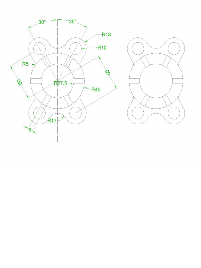 Engineering Drawing Practice 1 | PDF