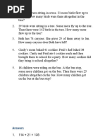 Grade 2 - Money Word Problems 2 | PDF