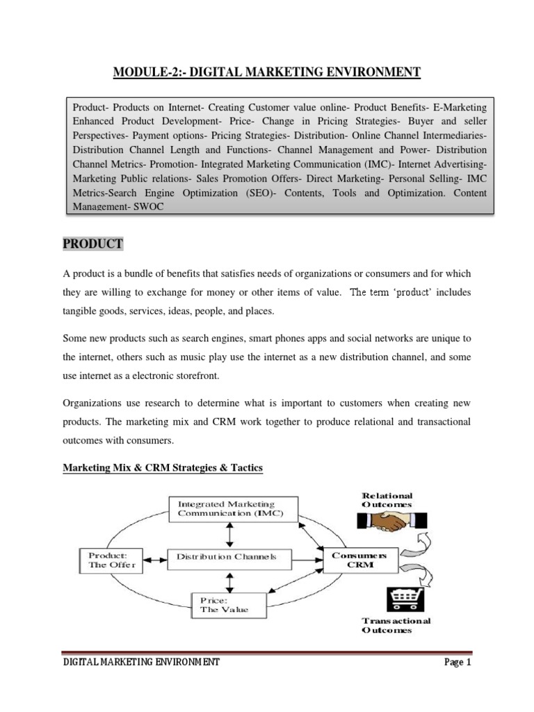 MODULE- 2 Digital Marketing Environment | PDF | Search Engine ...