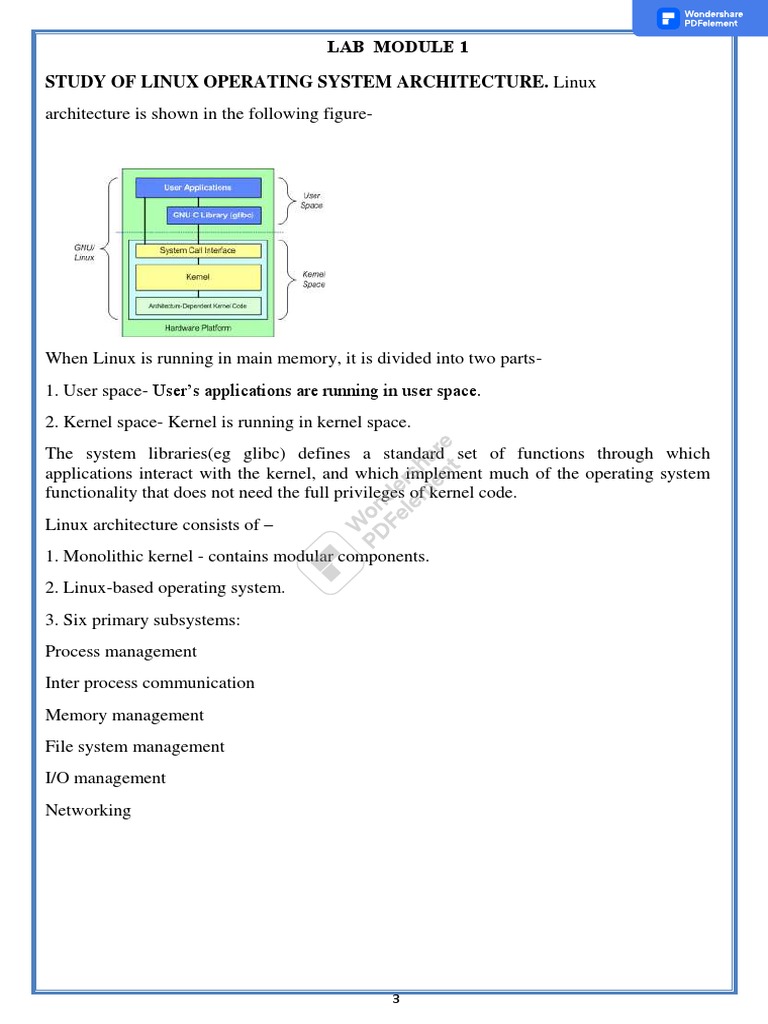 Basic Linux Lab (Lab 1 - 2) | PDF | Linux | Operating System
