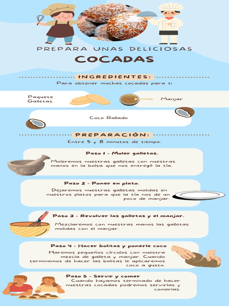 Receta Cocadas | PDF | Cocina, comidas y vino | Salud y bienestar
