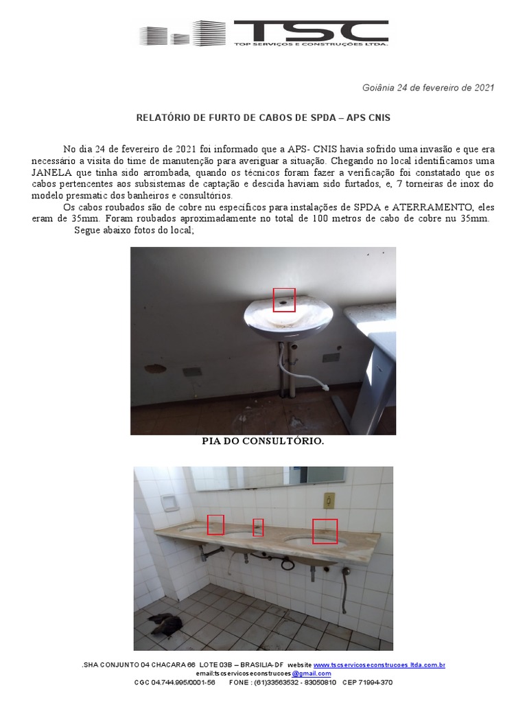 Relatório Roubo | PDF