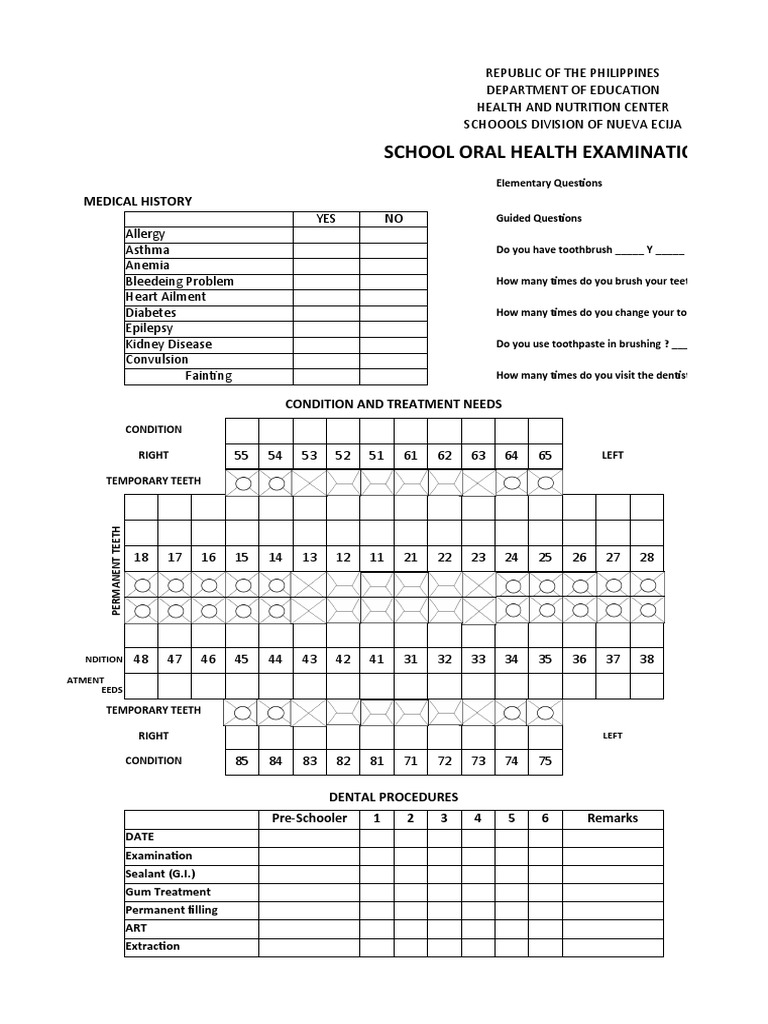 Health Card Elem | PDF | Medical Specialties | Health Sciences