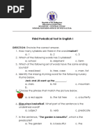 Grade 3 Diagnostic Test | PDF