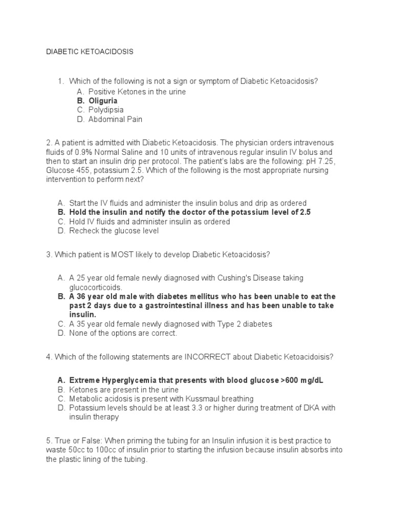 Diabetic Ketoacidosis | PDF | Diabetes | Clinical Medicine