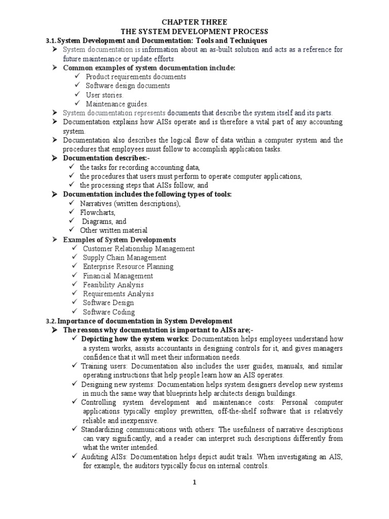 Ais Chapter Three | PDF | Software Development Process | Software ...