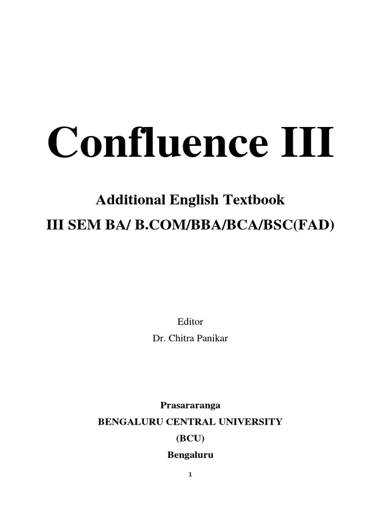 Confluence-III Additional English | PDF