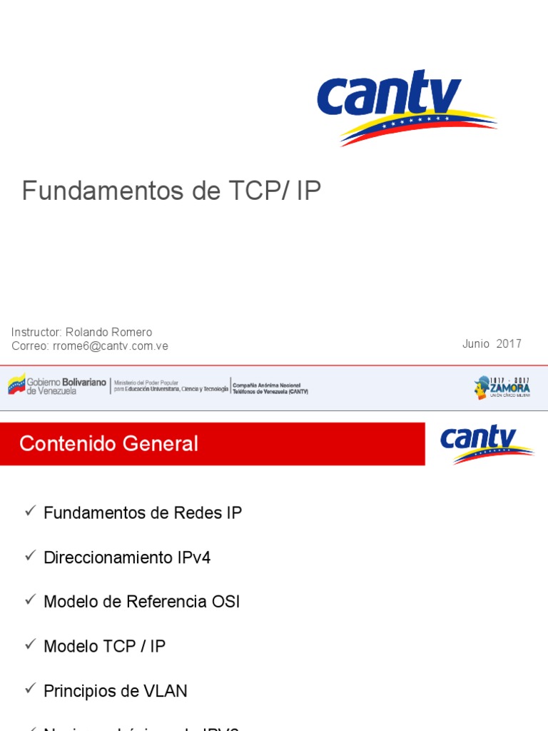 Fundamentos TCP IP Bàsico | PDF | Protocolos de internet | Protocolo de Control de Transmisión