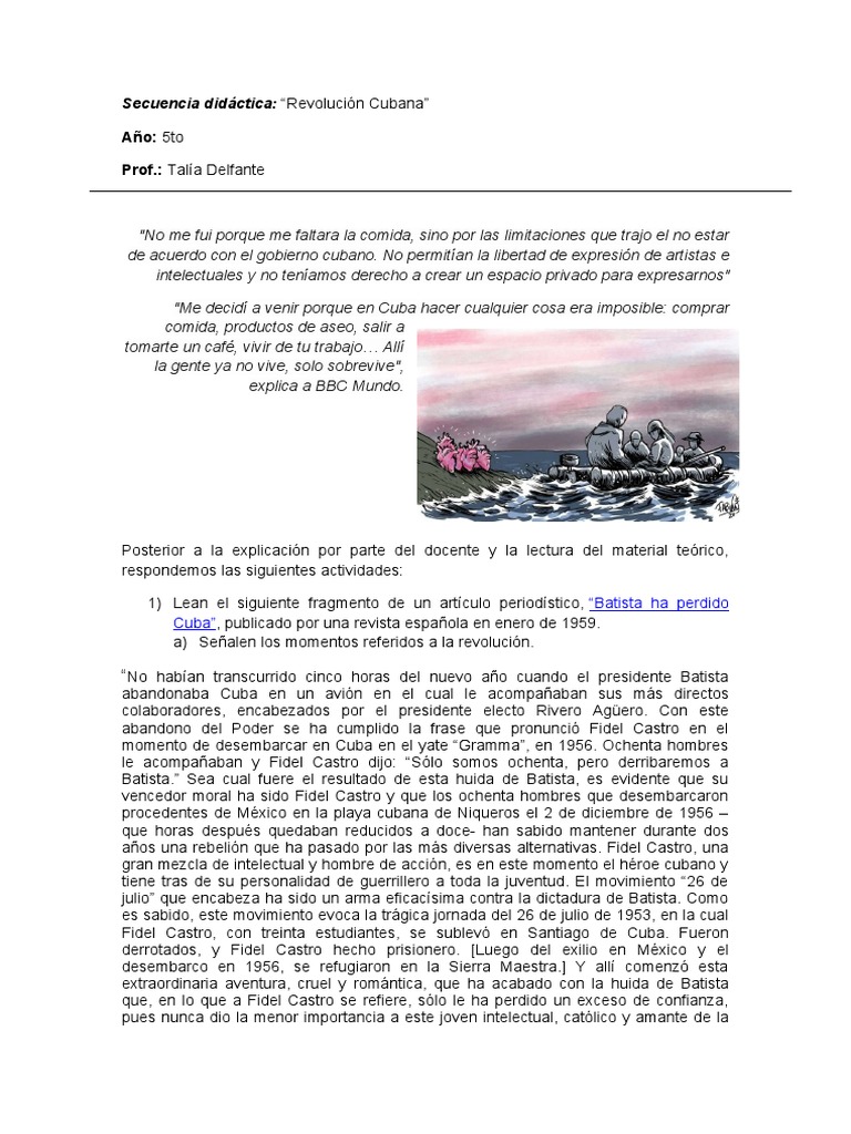 SD - Rev. Cubana | PDF | Cuba | Fidel Castro