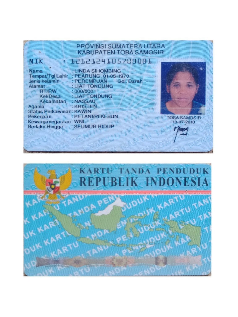 KTP Linda Sihombing | PDF