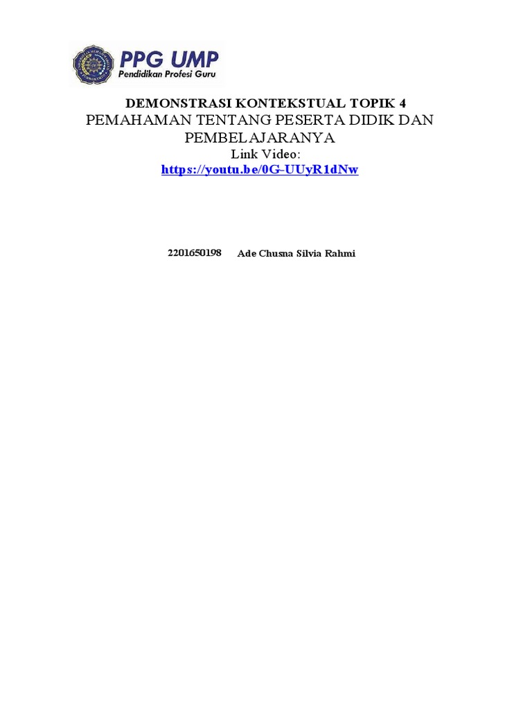 Demonstrasi Kontekstual Topik 4 - Analisis Kerangka Strategy | PDF