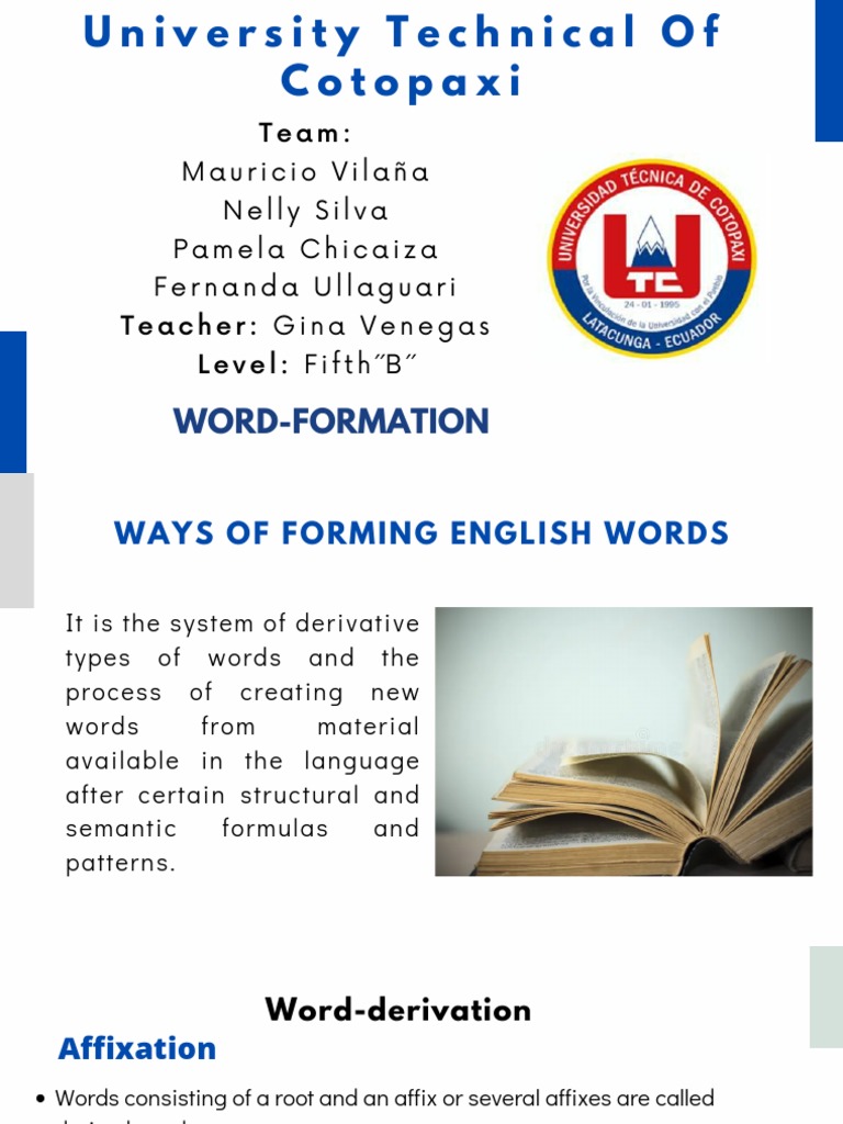 Morphology-Word Formation | PDF | Word | Part Of Speech