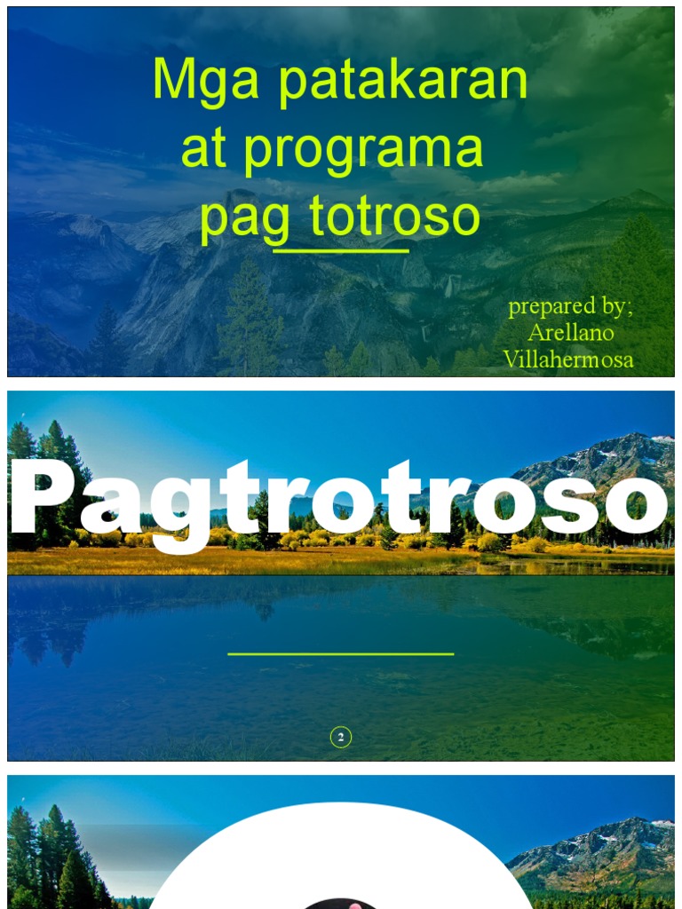 Mga Patakaran at Programa | PDF