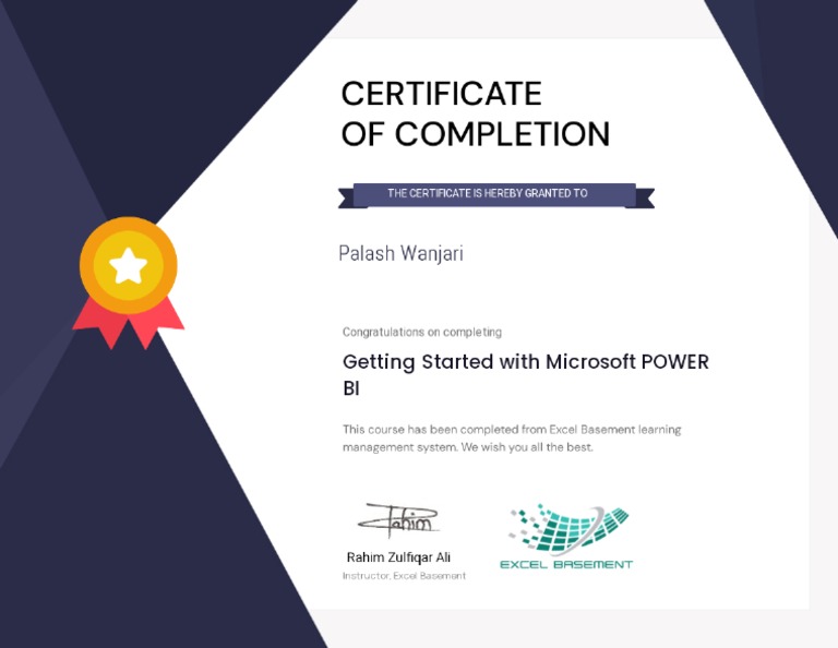 Power Bi Certificate | PDF
