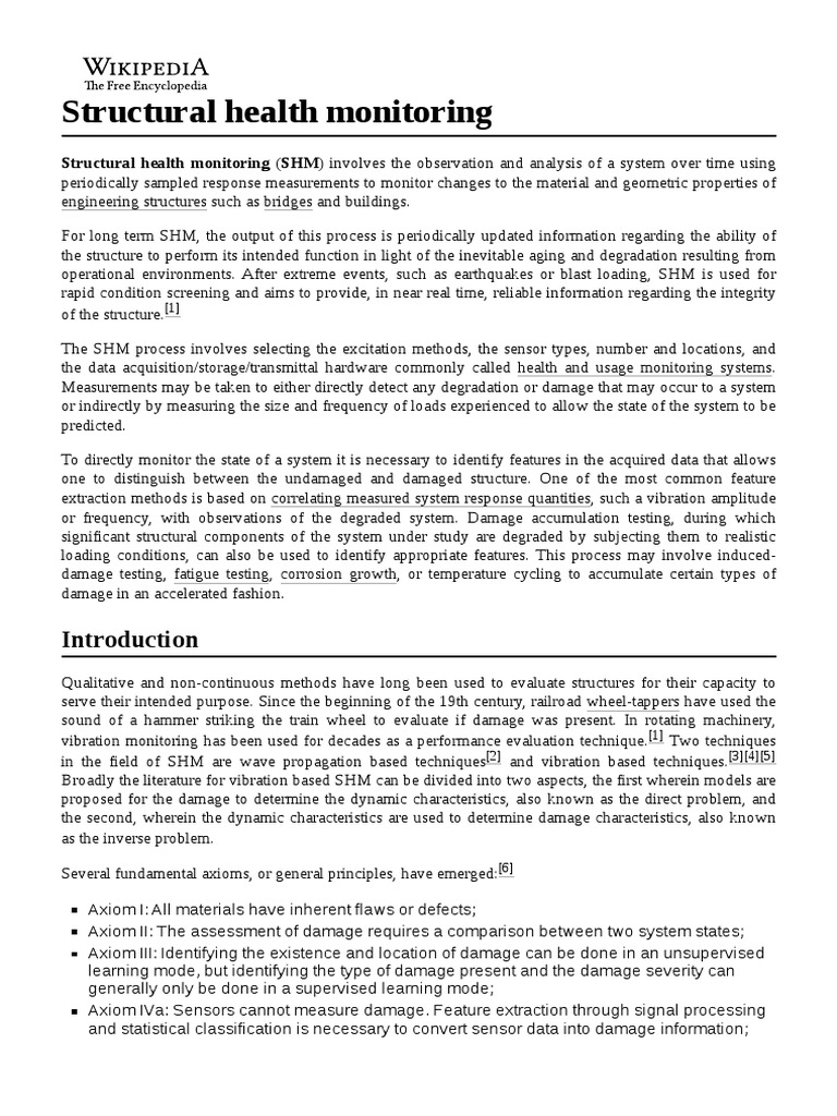 Structural Health Monitoring | PDF