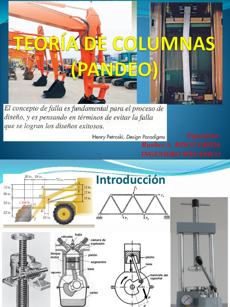1.-Teoria de Columnas | PDF | Pandeo | Ingeniería de Edificación