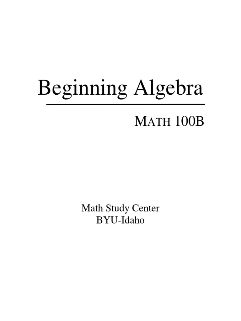 Math 100B Textbook | PDF | Multiplication | Division (Mathematics)
