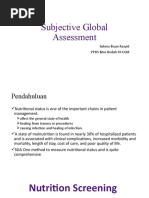Subjective Global Nutrition Assessment Form (SGNA) | PDF | Malnutrition ...