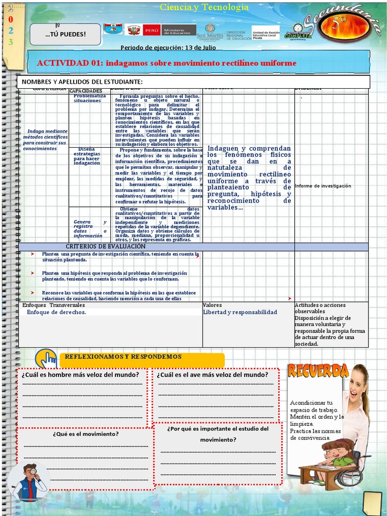 Ficha de Indaga Mru 15-05-23 | PDF