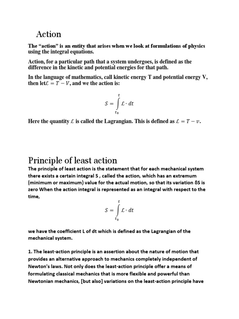 h301 Physics Paper | PDF | Lagrangian Mechanics | Mechanics